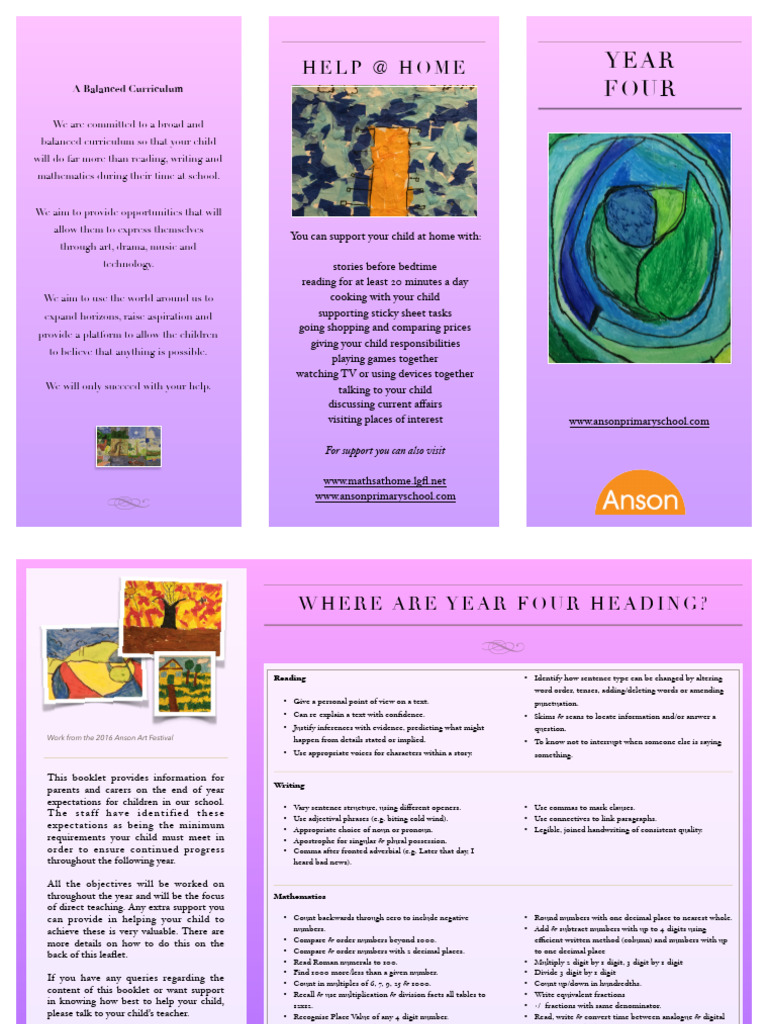 Year Four Leaflet | PDF