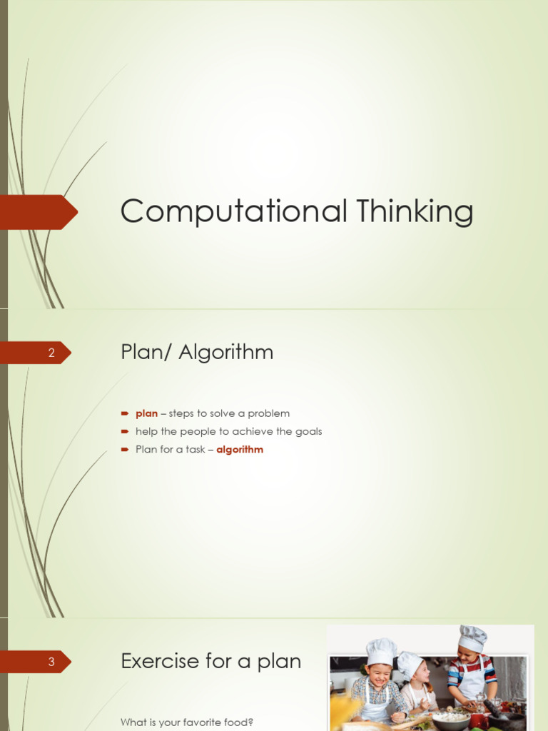 7.3 ComputationalThinking I | PDF | Computer Program | Programming