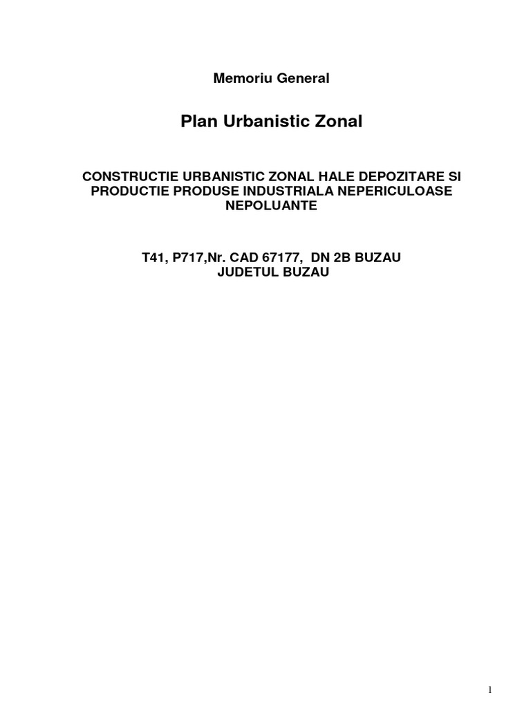 Memoriu Puz Buzau 22022022 | PDF