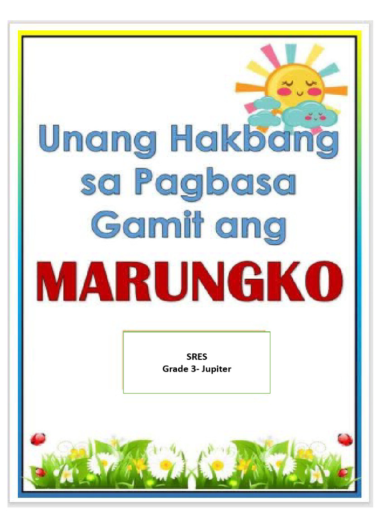 Marungko Cover Doc1 | PDF