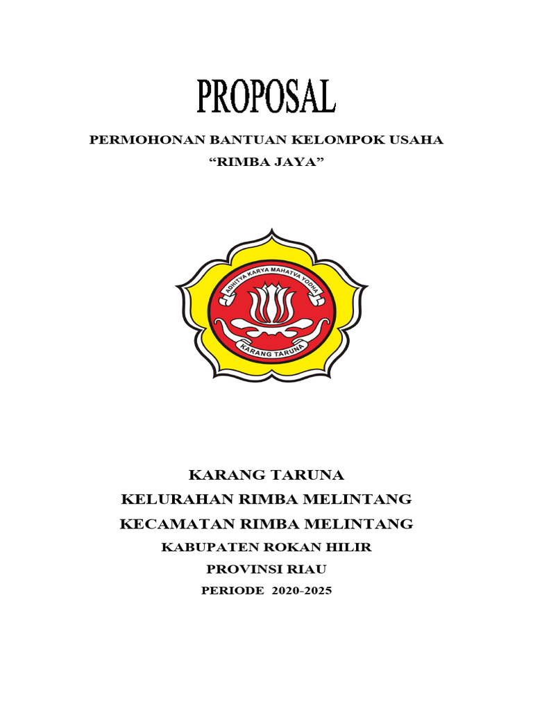 Proposal BATAKO 1 | PDF