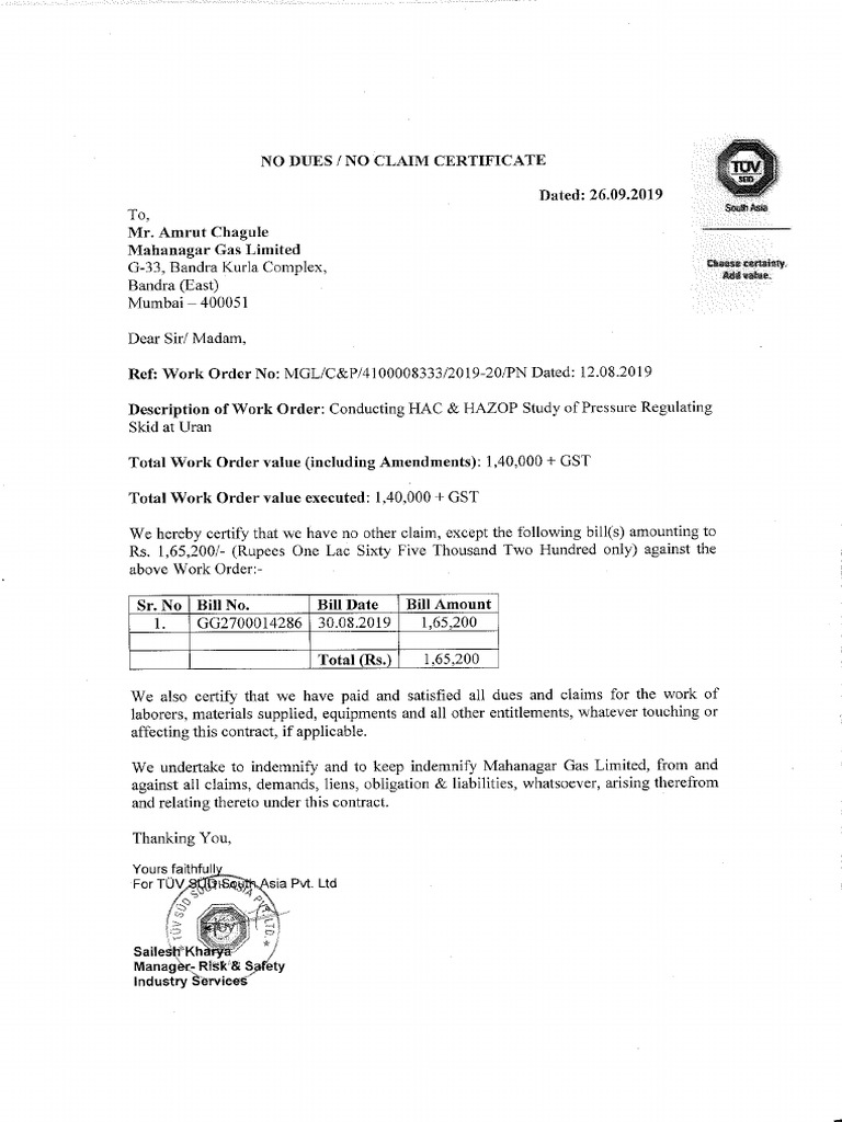 NDNC Certificate Sample | PDF