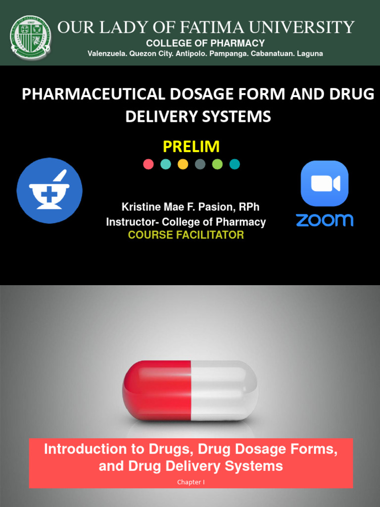 Dosage Forms and Drug Delivery Systems | PDF | Food And Drug ...