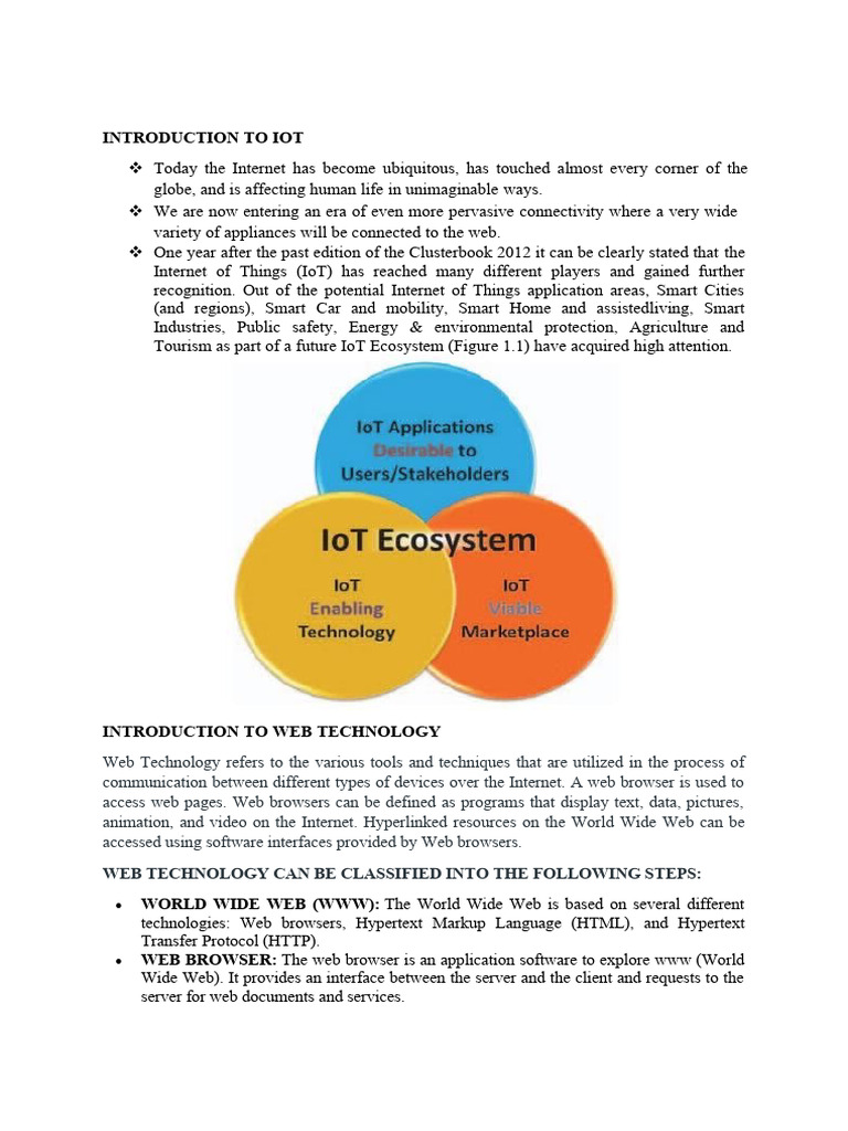 Understanding the Internet of Things | PDF | Art | Technology & Engineering