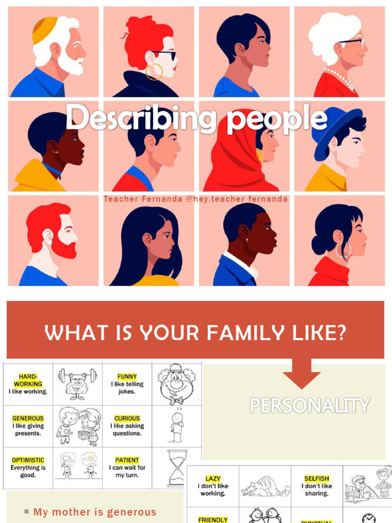 Describing People and Family | PDF
