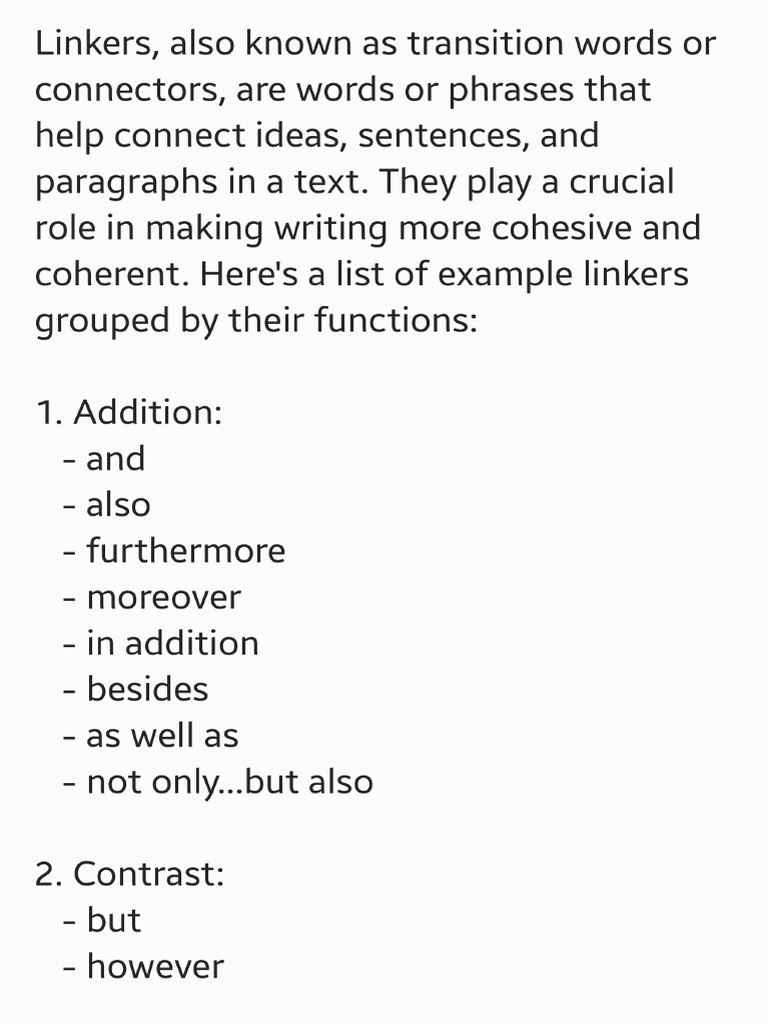 Example Linkers | PDF