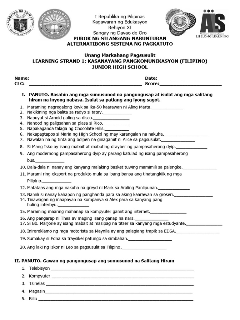 Periodical Assessment | PDF