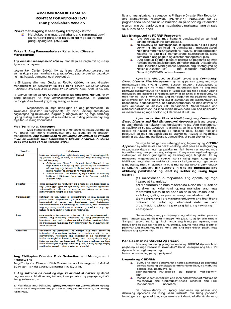Ap10 - Module - Lecture 3 Melc 3 1st QTR | PDF