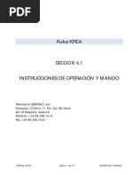 Manual de Operacion Basica Kuka PDF | PDF | Archivo de computadora | Ingeniería Informática