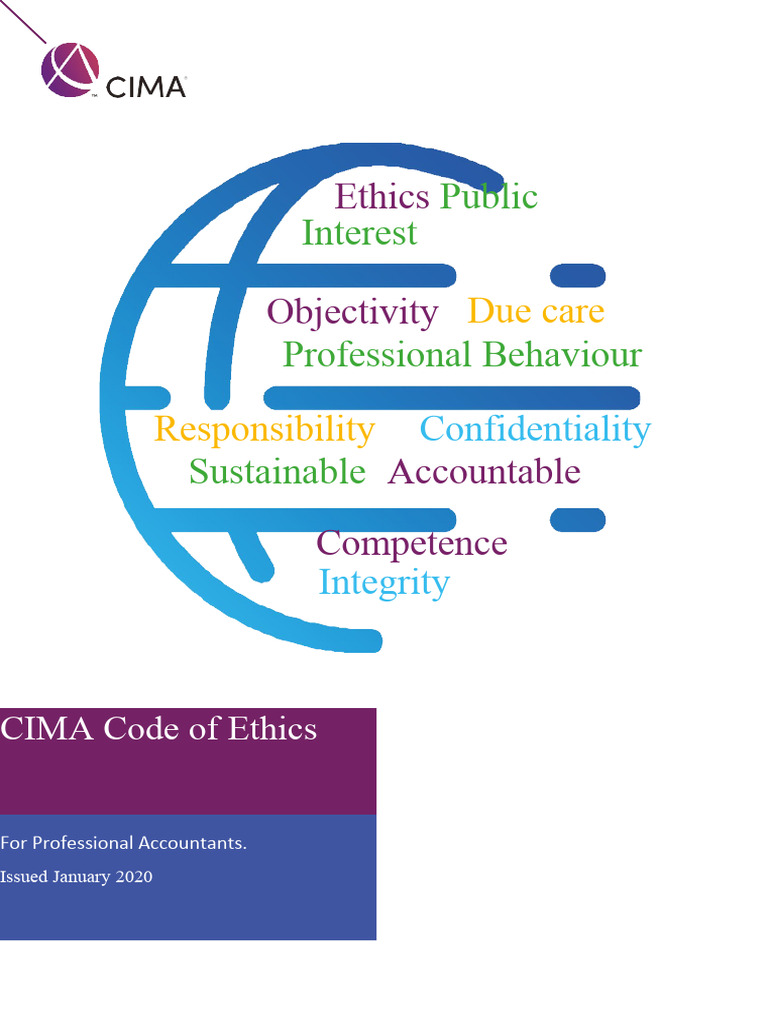 Cima Code of Ethics 2020 | Download Free PDF | Confidentiality | Accounting