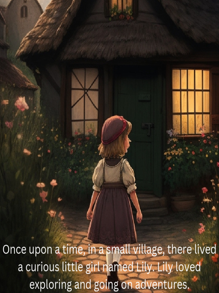 Once Upon A Time, in A Small Village, There Lived A Curious Little Girl ...