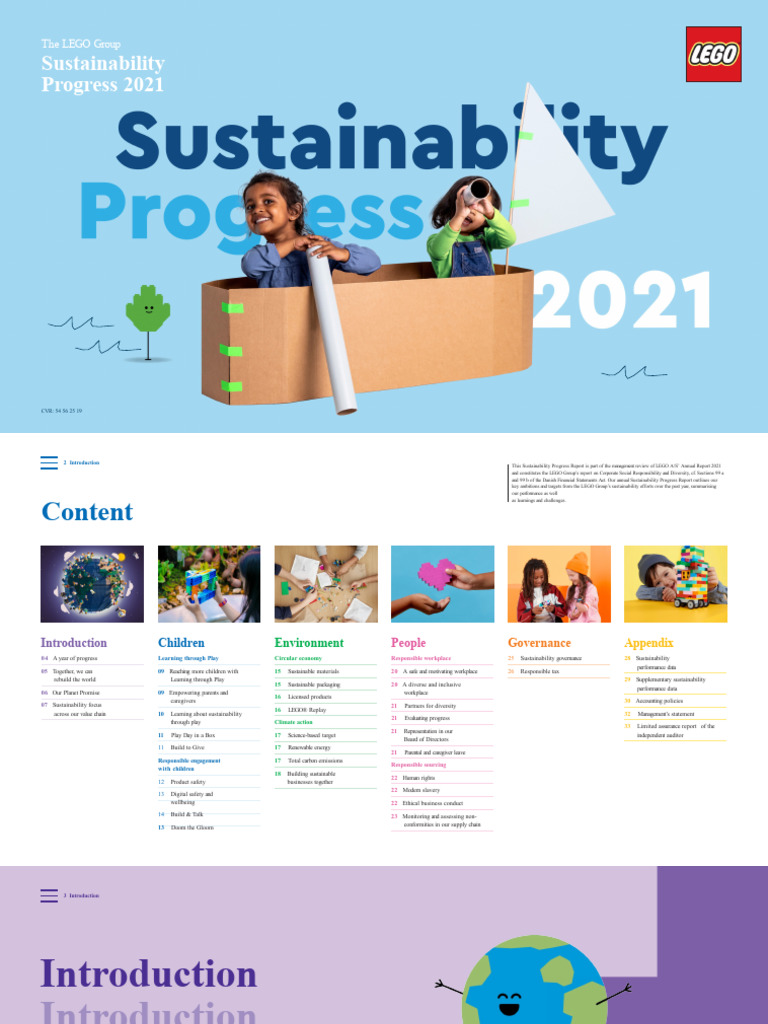 The LEGO Group SustainabilityProgressReport2021 | PDF | Sustainability ...
