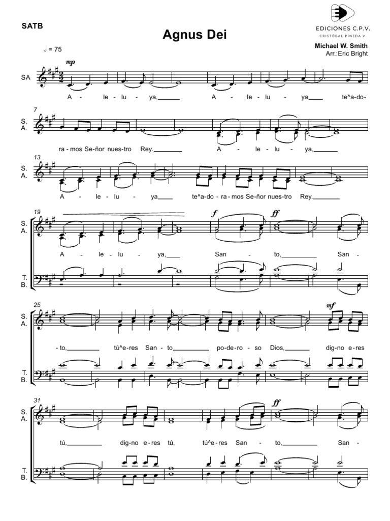 Agnus Dei SATB | PDF