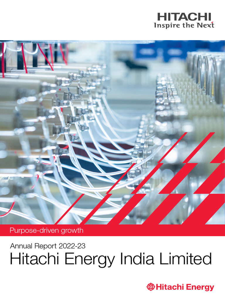Hitachi Energy India Annual Report 2022-23 | PDF | Electrical Grid ...