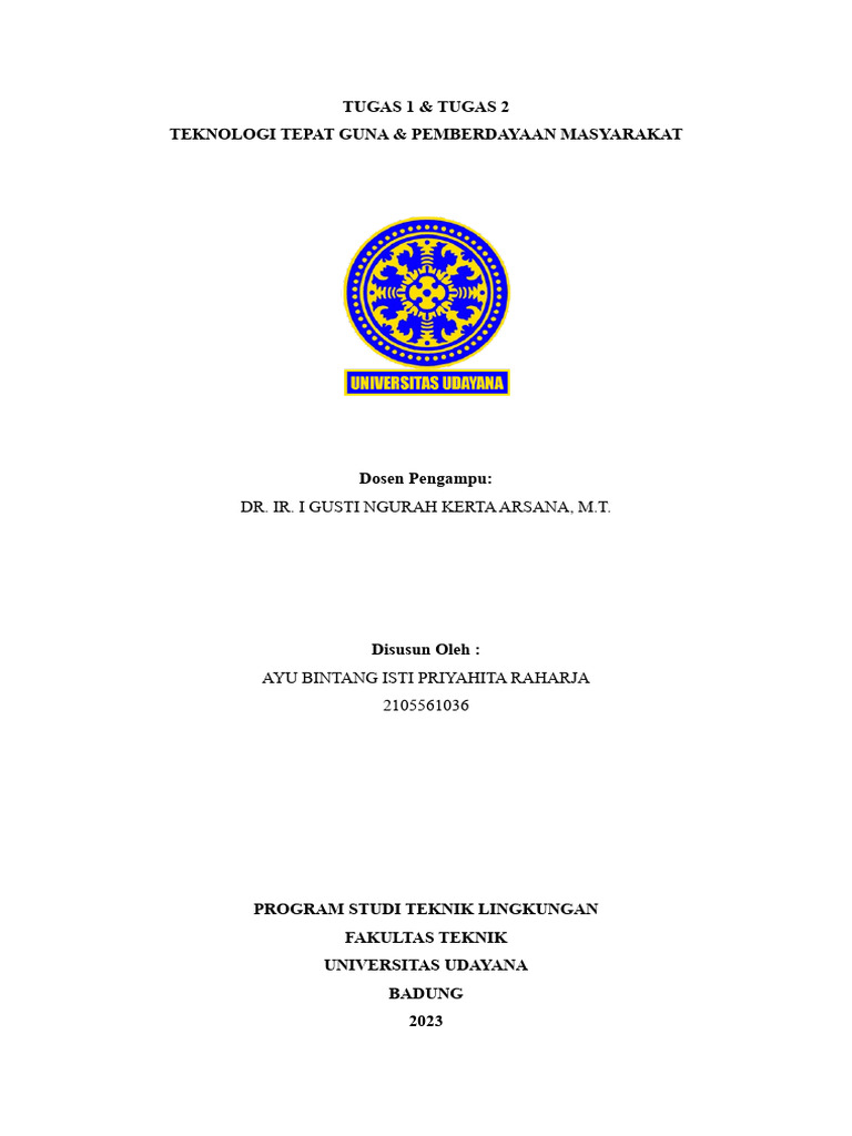 2103361036_Laporan TTG | PDF