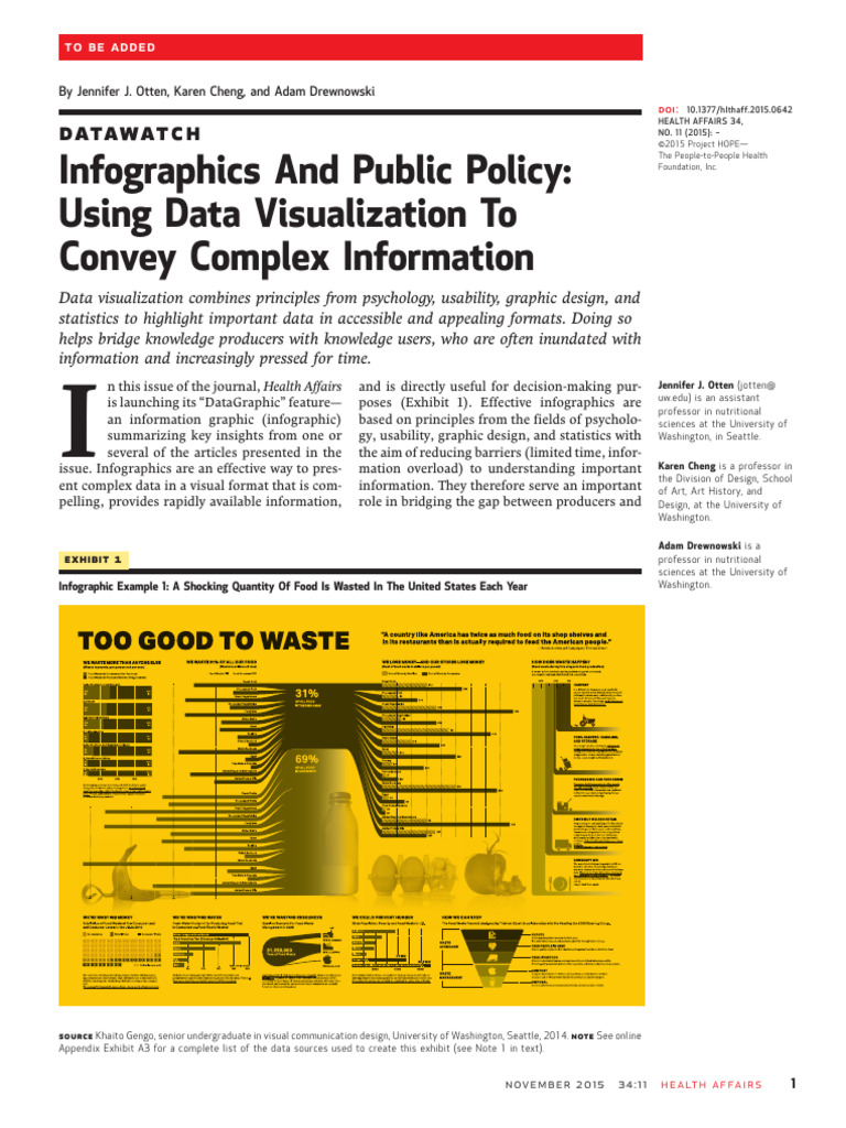 Health Affairs Infographics Article | PDF | Infographics ...