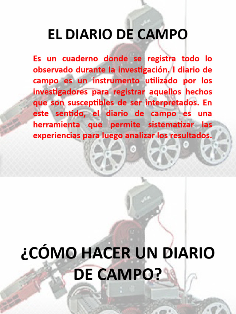 Cómo Hacer un Diario de Campo | PDF | Hogar, jardinería y bricolaje