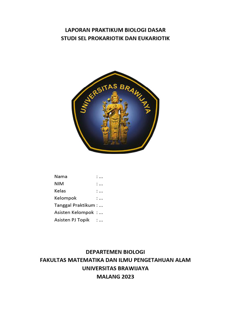 Format Laporan Praktikum Biologi Dasar 2 | PDF