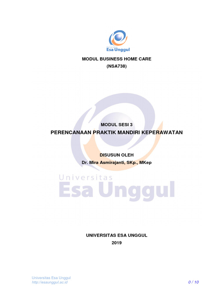 Modul BHC Sesi 3 Perencanaan PMK | PDF