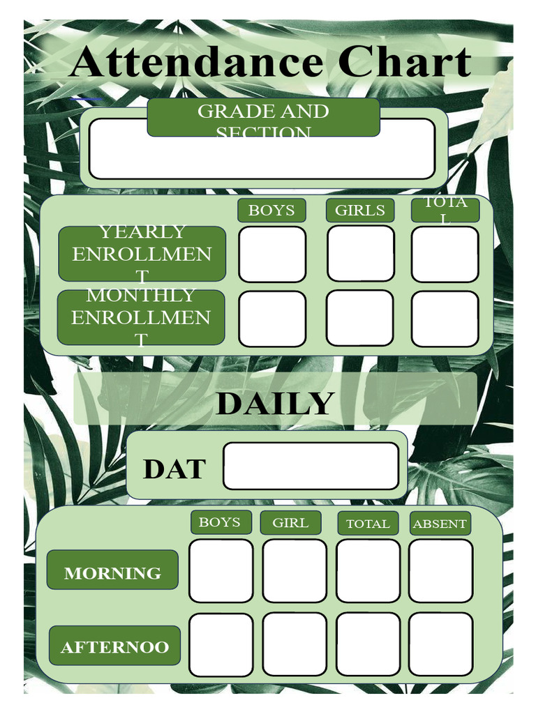 Attendance Chart | PDF