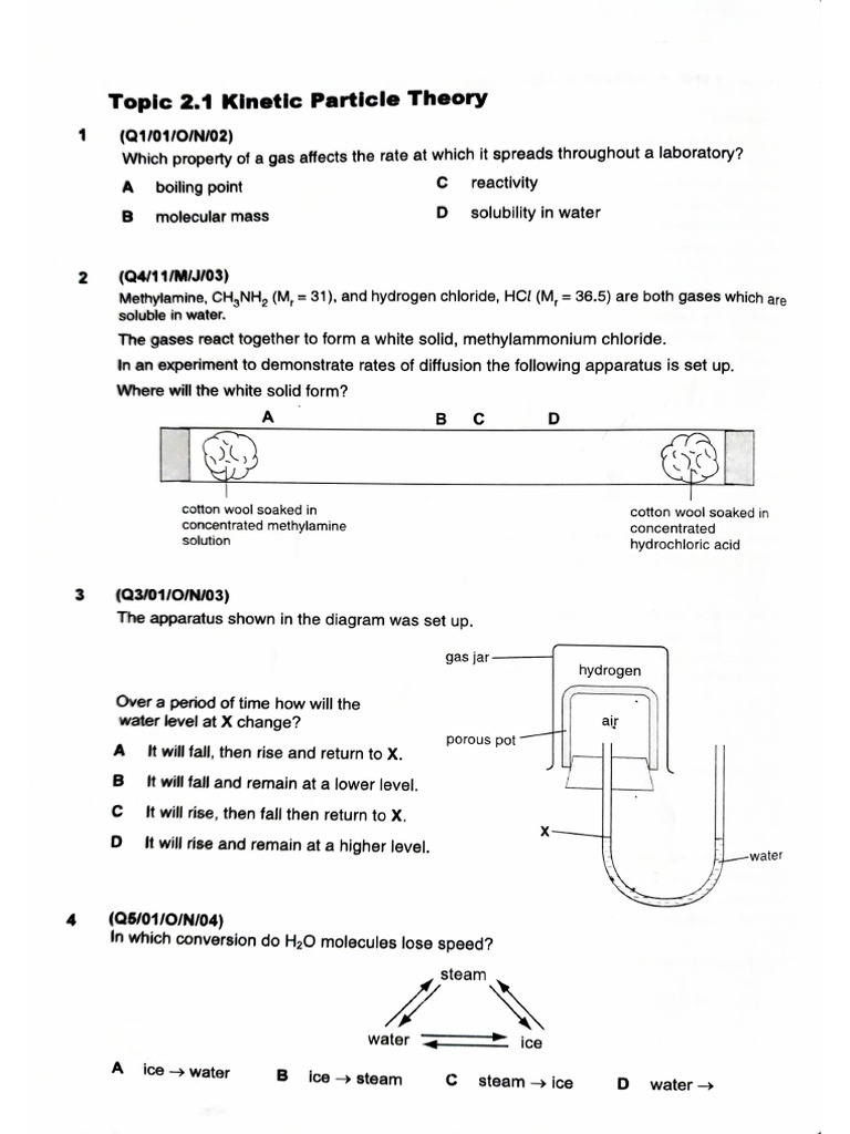 Kinetic Particle Theory | PDF