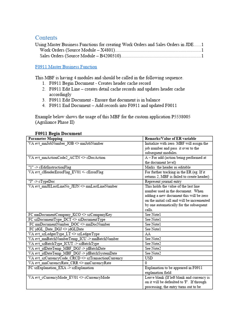 MBF Parameters | PDF | Parameter (Computer Programming) | Cache (Computing)