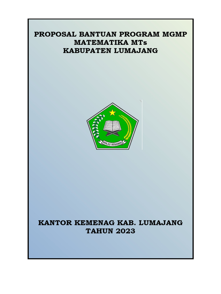 Proposal MGMP 2023 | PDF