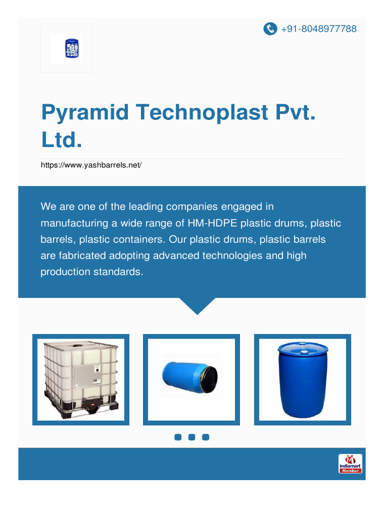 Pyramid Technoplast PVT LTD | PDF