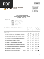 Template: Guest Lecture Feedback Form | PDF | Cognition | Communication