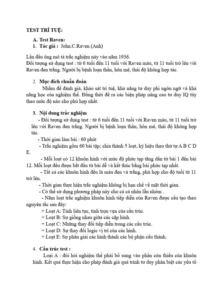 T NG H P 5 Cái Test | PDF