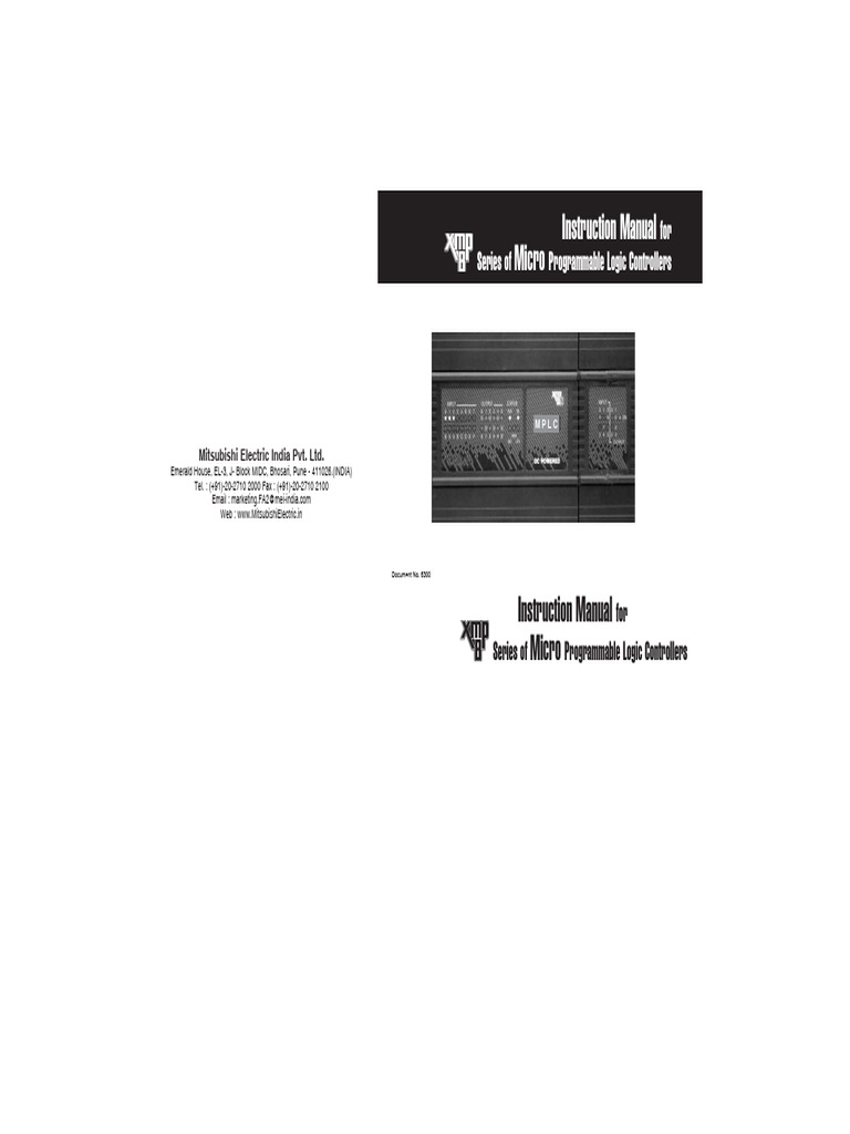 Micro PLC Instruction Manual | PDF | Computers