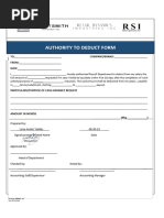 ATD Form | PDF | Payments | Personal Finance