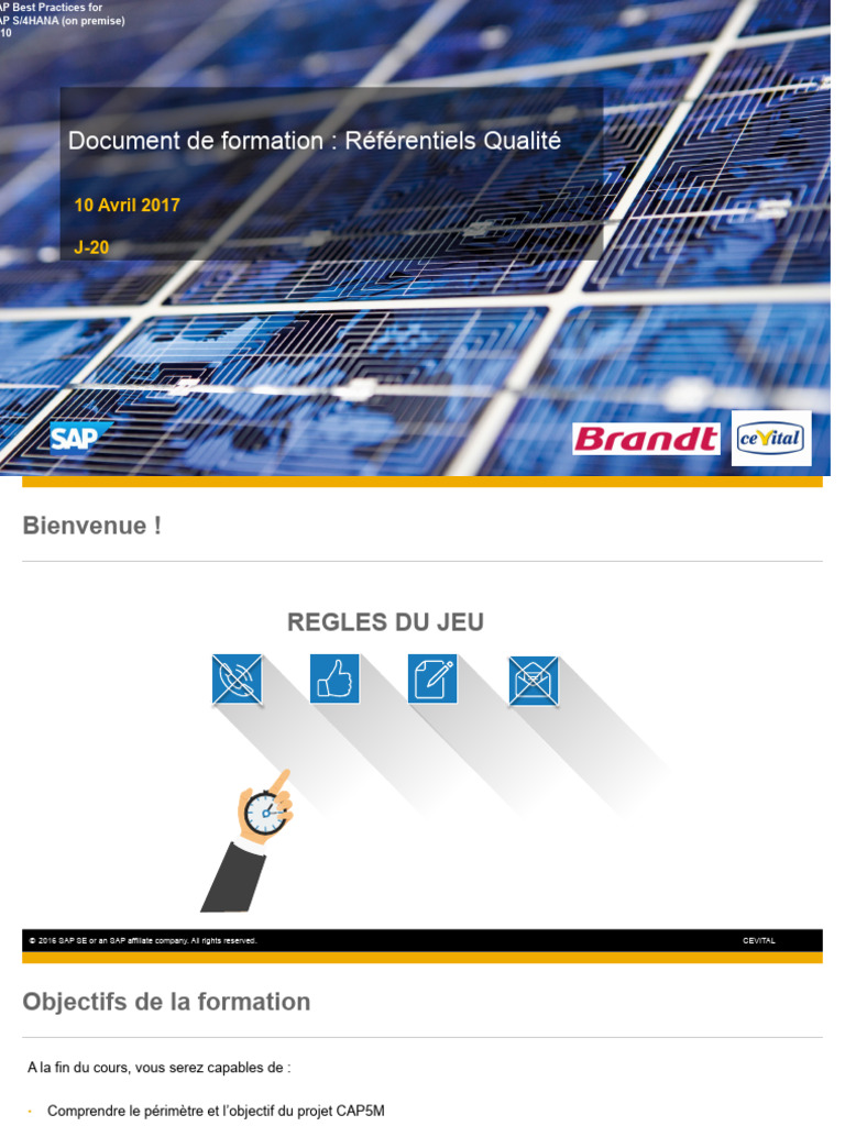 CAP5M - Manufacturing - Formation - QM01 - Référentiels Qualité ...