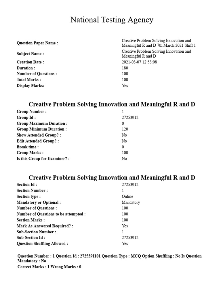 M7 Q1 7 Mar 21 Exam | PDF | Multiple Choice | Qualifications