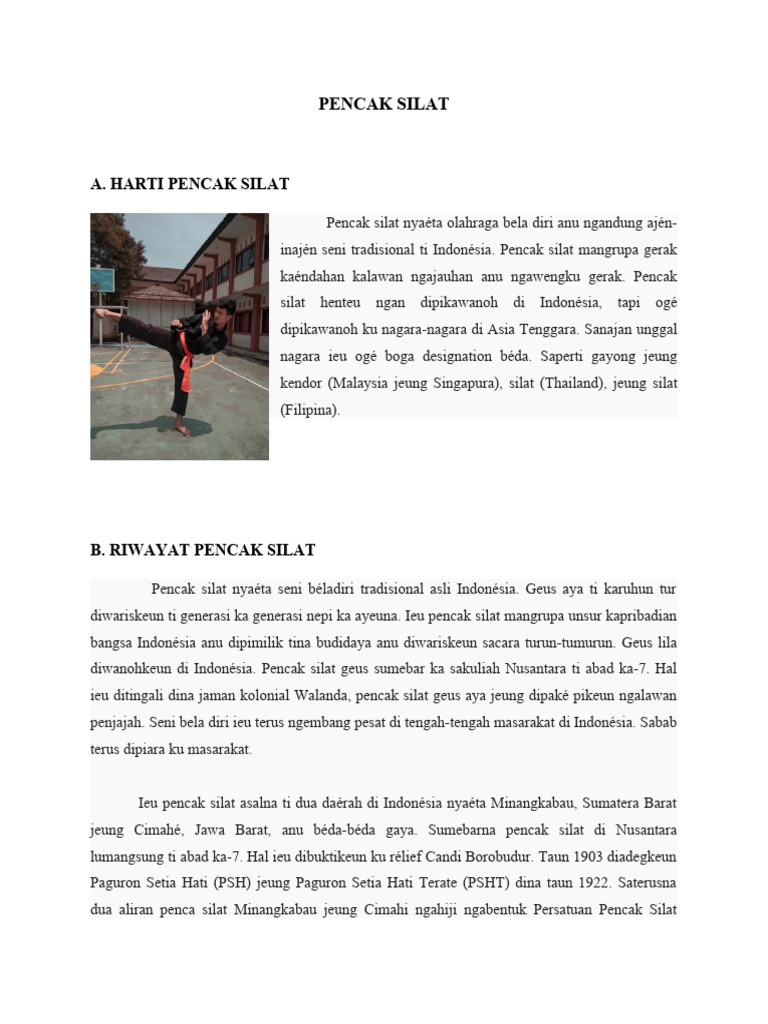 Artikel Sunda Pencak Silat | PDF