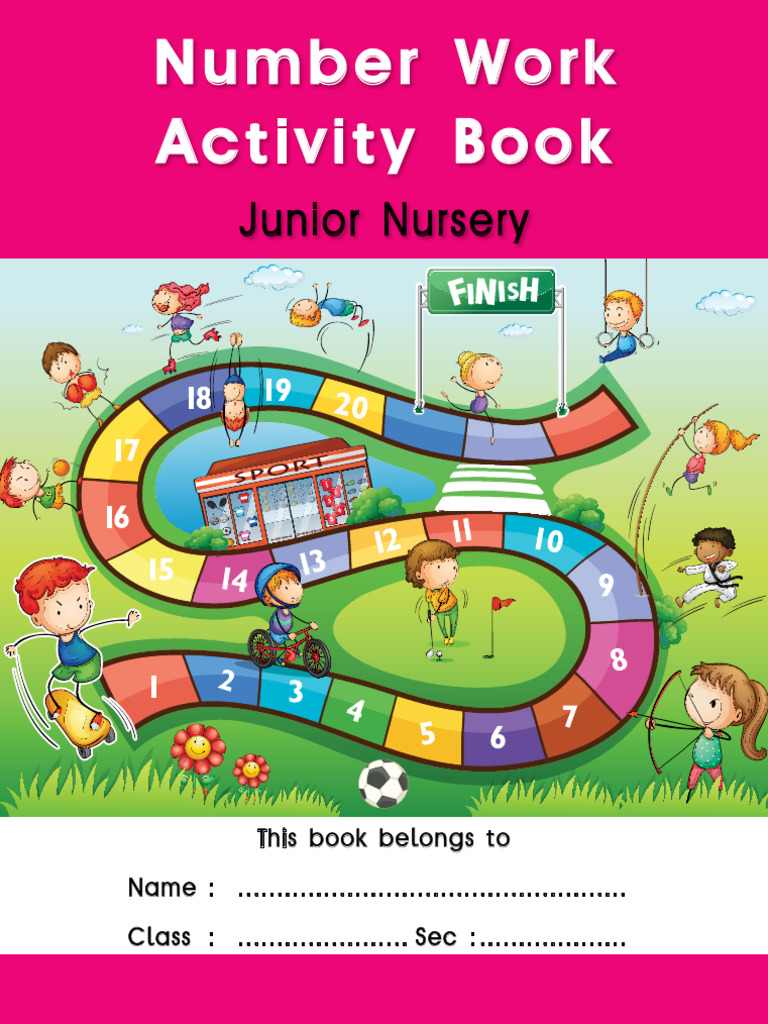LKG Numbering Work Activity Book Final | PDF | Home & Garden | Art
