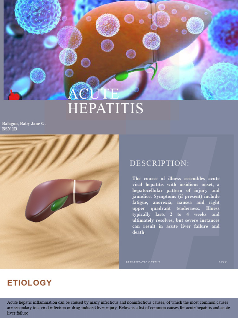 Acute Hepatitis | PDF