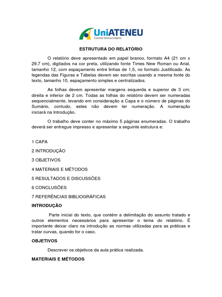 Modelo de Relatório | PDF | Material composto