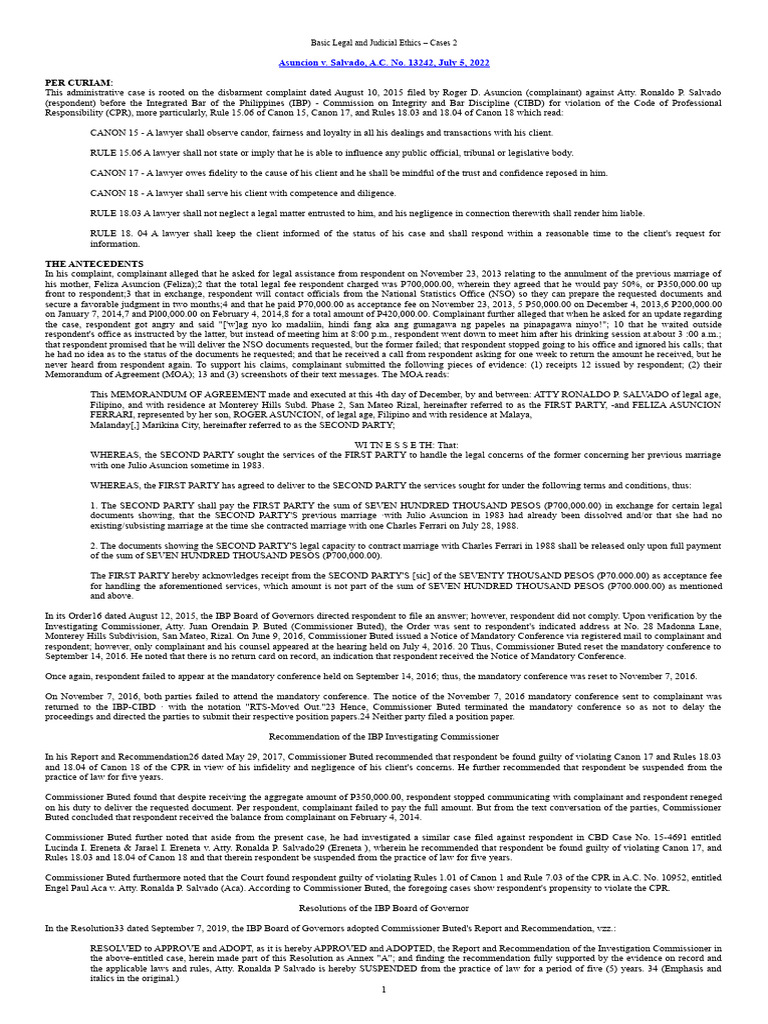 Ethics Cases 2 | PDF | Politics | Social Science