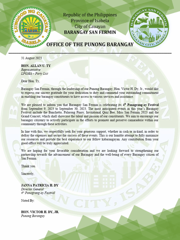 2023 Solicit - Officials (New) | PDF