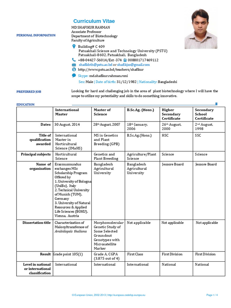 Office Documents & Official CVs | PDF