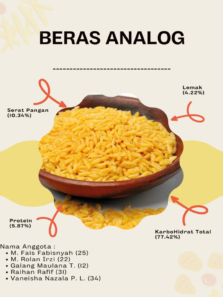 Beras Analog (Jagung) | PDF