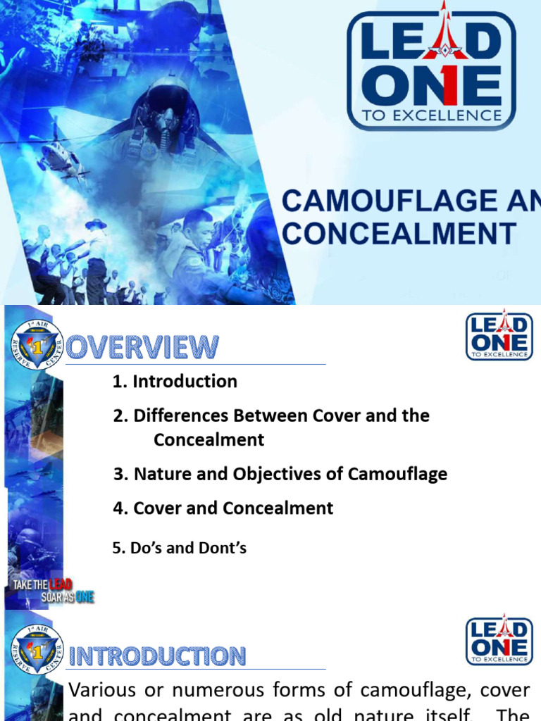Camouflage Cover and Concealment | PDF | Camouflage | Sniper