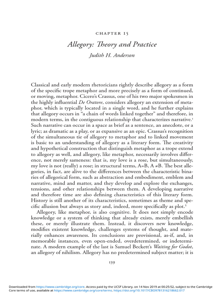 Edmund Spenser in Context - Allegory - Theory and Practice (2017) | PDF ...