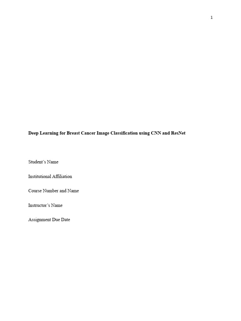 Convolutional Neural Networks | PDF | Deep Learning | Mammography
