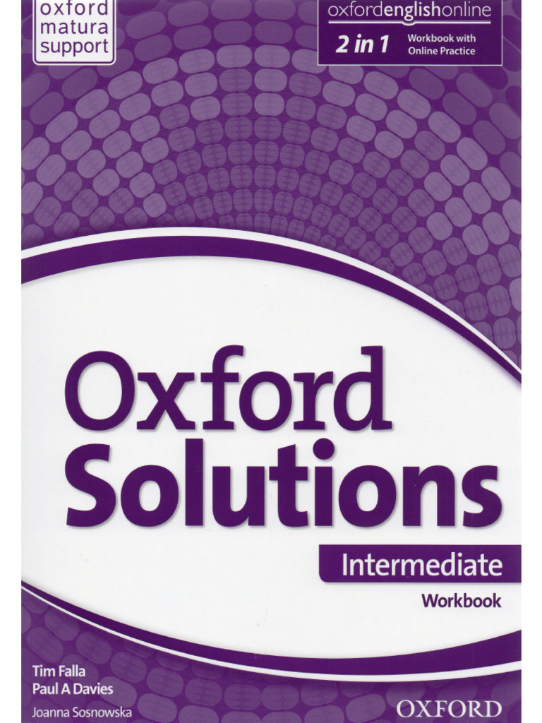 Oxford Solutions Intermediate WB | PDF
