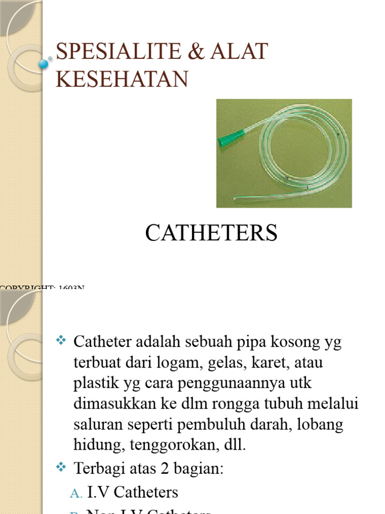 Catheters (Fix) | PDF | Sains & Matematika