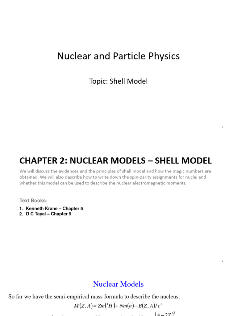 Shell Model 1 Pdf