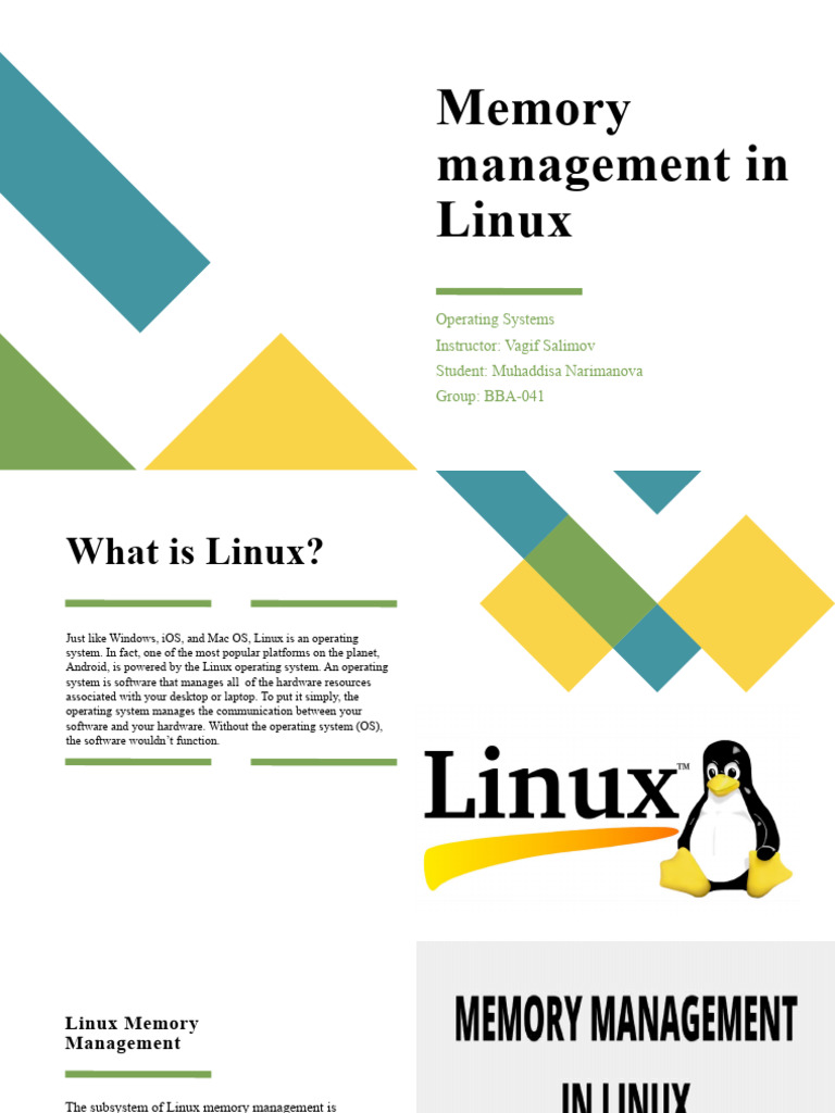 Memory Management in Linux | PDF | Computer Data Storage | Operating System