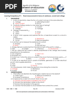 NC2 Reviewer Eim | PDF | Electrical Wiring | Electrical Conductor